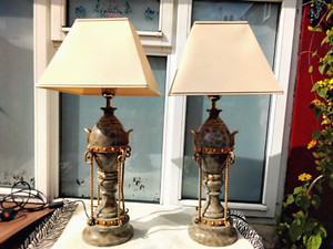 Pair Large Table Lamps for sale | eBay
