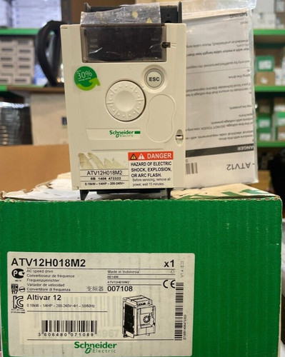 1PC- Schneider ATV12H018M2 variable speed drive, Altivar 12,0.18kW, 0 ...
