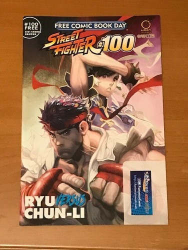 UDON ENTERTAINMENT INC FCBD 2020 STREET FIGHTER #100 RYU VS CHUN LI | eBay