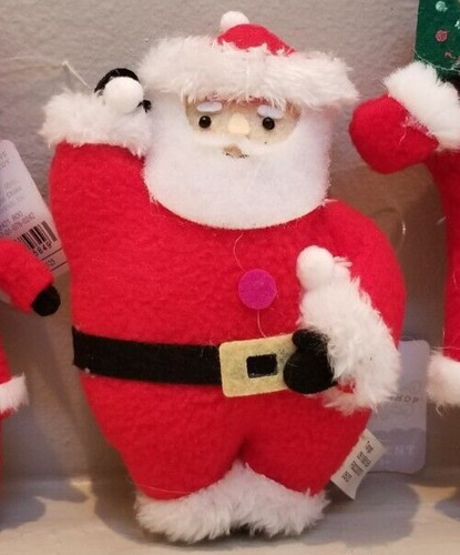 NWT Target Wondershop Fabric Short Fat Santa Claus Christmas Tree ...