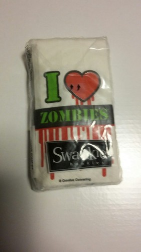 Creative Converting Swankies I Love Zombies Decorative Pocket Tissue ...