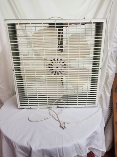 Vintage Rare Superlectric Avocado Green Box Fan | eBay
