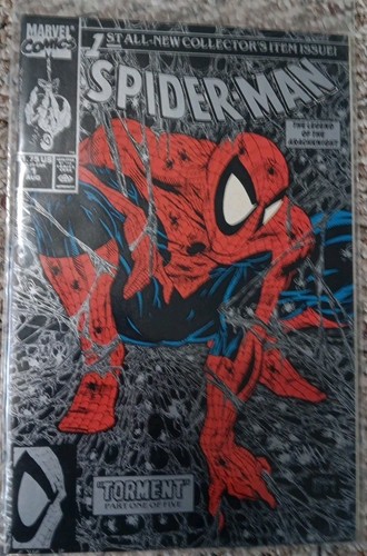 1990 Marvel Comics Spiderman Issue 1 Todd McFarlane Silver Cover Variant NM | eBay