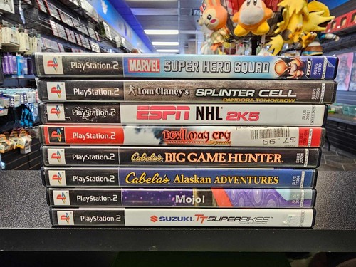 PS2 Game Lot x8 Marvel Super Hero Squad - Devil May Cry - Cabela's Big ...