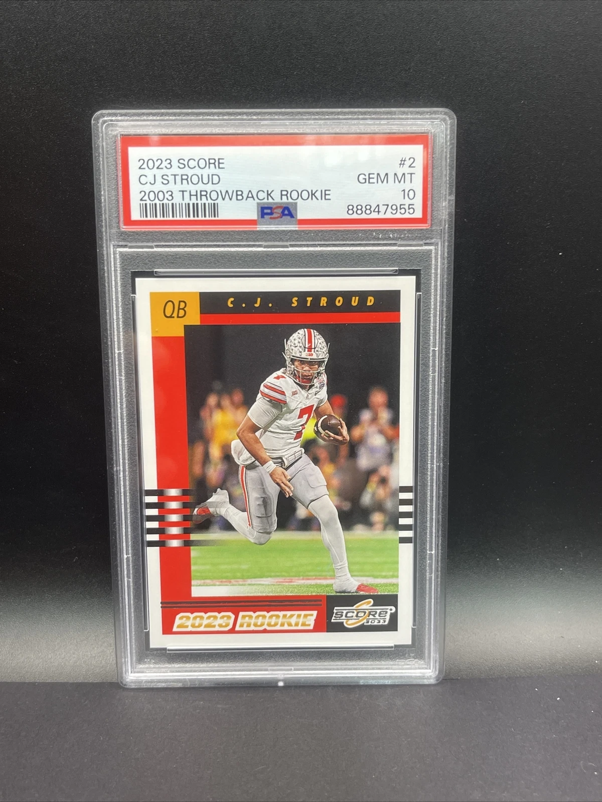 CJ Stroud 2023 Score #2 2003 Throwback Rookie Price Guide - Sports Card ...