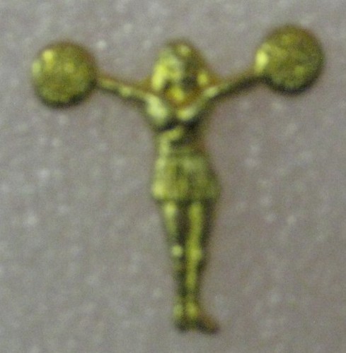 High School Varsity Cheerleading Team Letterman Jacket Pin New Free ...