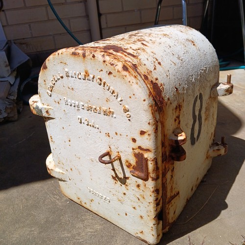 Antique Heavy Cast Iron- General Railway Signal Co. Cover No. 8 ...