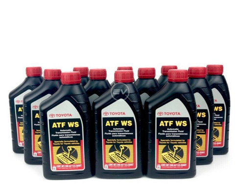 Toyota Lexus Sion ATF WS Transmission Fluid 00289-ATFWS OEM Case of 12 ...