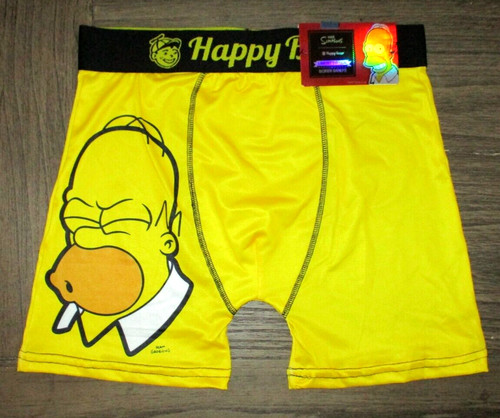 MENS HAPPY BOXER THE SIMPSONS HOMER BOXER BRIEF SIZE S (28/30) | eBay