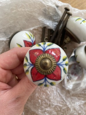 Hand Painted Door Knobs in Door Handles for sale | eBay