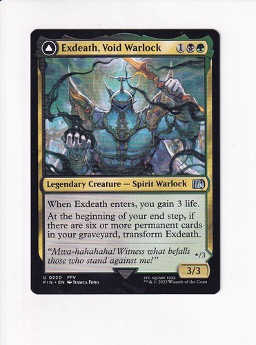MAGIC THE GATHERING MTG FINAL FANTASY EXDEATH, VOID WARLOCK | eBay