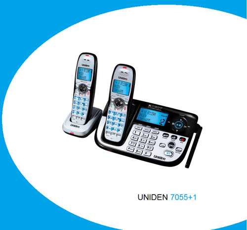 UNIDEN XDECT 7055+1 EXTENDED DIGITAL CORDLESS PHONE SYSTEM AS NEW ...