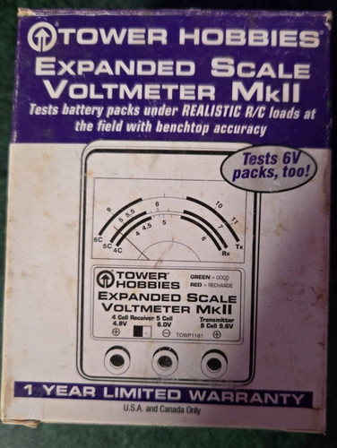 TOWER HOBBIES.EXPANDED SCALE VOLTMETER MKII. TOWP1181. | eBay