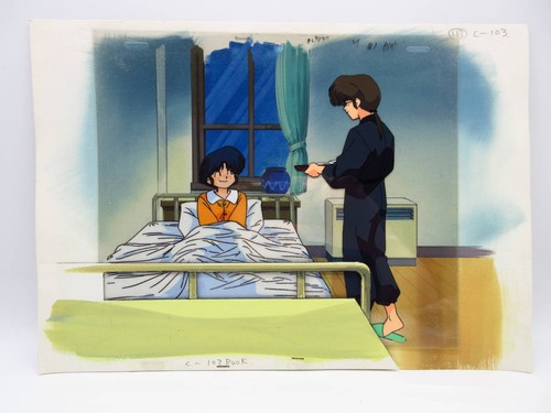 Ranma 1/2 Cel With Background Akane Tendo Tofu Sensei | eBay