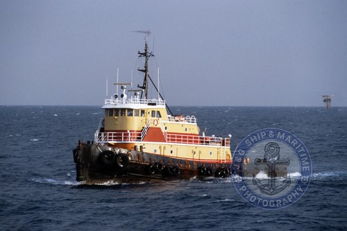 Ship Photo - 1978 Built American Tug GULF HAWK - 6X4 (10X15) Photograph ...
