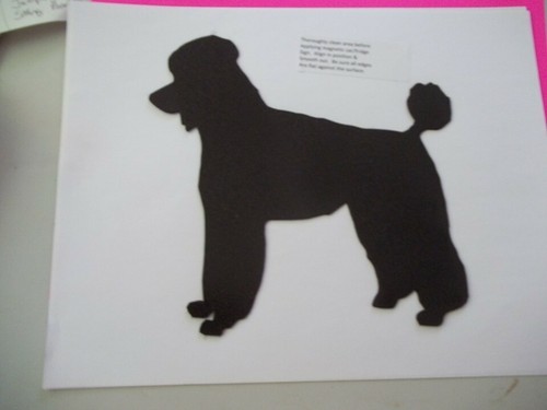 Poodle Stacked Car Magnet Hand Cut and Painted U pick style color | eBay