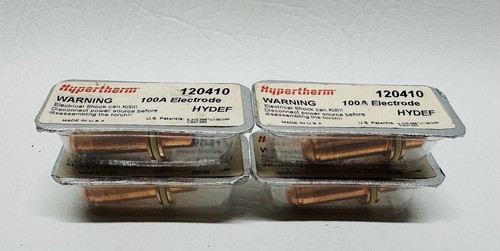 NEW (Lot of 4) Hypertherm 120410 Electrode 100A HYDEF | eBay