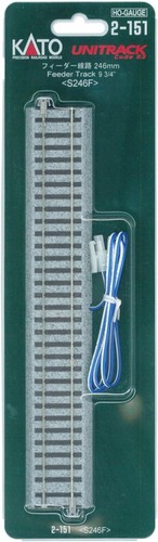 KATO HO gauge feeder track 246mm 1 piece 2-151 Railway model supplies ...