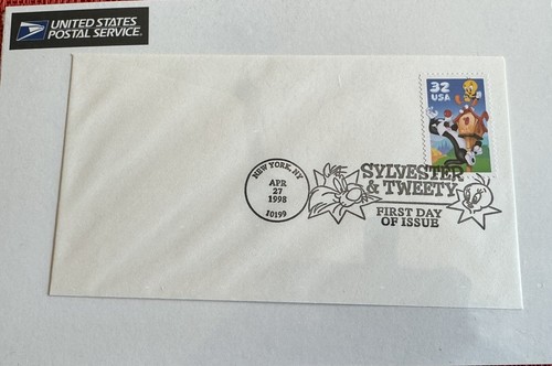 Sylvester & Tweety First Day Issue Stamp April 27, 1998 | eBay