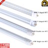 5000K T8 Led Tube Light 8Feet Single Pin FA8 Base V Shaped LED ...
