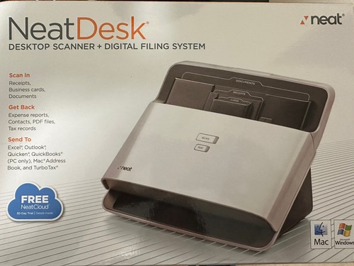 Neat 2005083 Desktop Document Scanner and Digital Filing System for PC ...