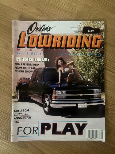 ORLIES LOWRIDING MAGAZINE*VOL 1 NO 8*SEPTEMBER 1992*VINTAGE*BRAND NEW ...