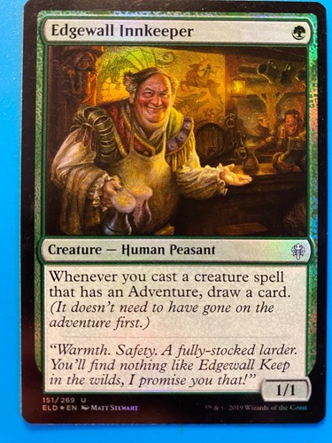 MTG 1x FOIL Edgewall Innkeeper Throne of Eldraine Magic the Gathering ...