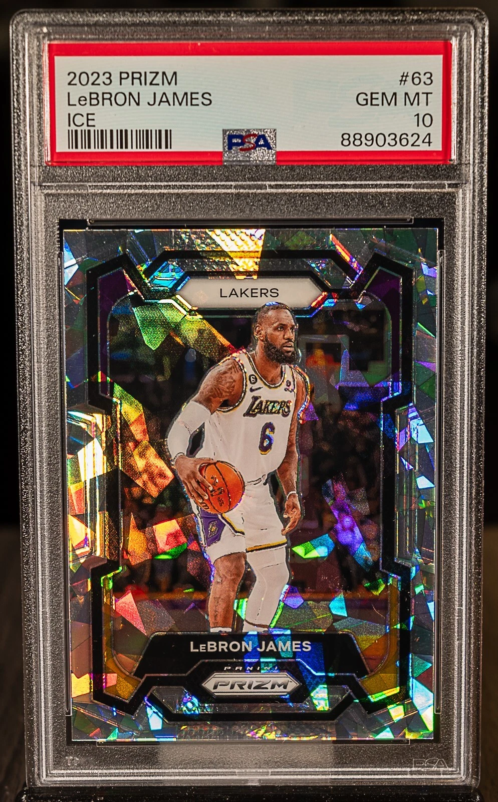 LeBron James 2023 Prizm #63 Ice Price Guide - Sports Card Investor