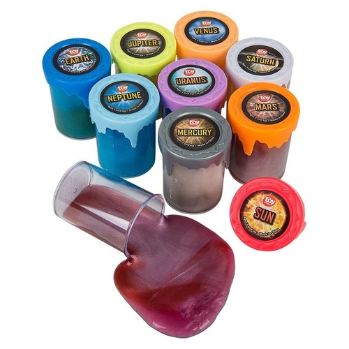 SOLAR SYSTEM PLANET MUD PUTTY 135G 1 TUB ASSORTED COLOURS AVAILABLE ...