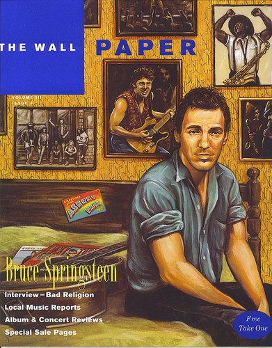 4/95 WALL PAPER magazine BRUCE SPRINGSTEEN cover | eBay