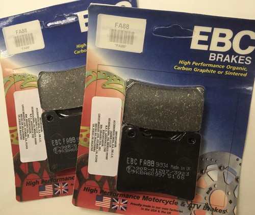 2 - EBC FA88 High Performance BRAKE PADS YAMAHA Virago VMax VStar ...