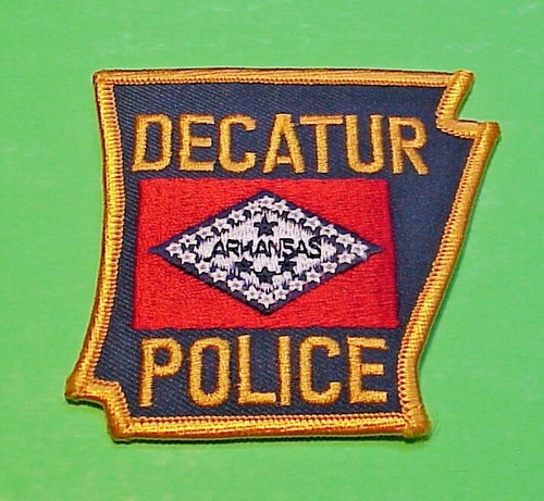 DECATUR ARKANSAS AR ( SMALL ) 3" POLICE PATCH FREE SHIPPING!!! | eBay