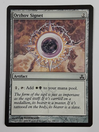 Orzhov Signet Guildpact Magic the Gathering MTG x1 | eBay