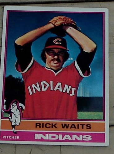 Rick Waits, Indians, 1976 #433 Topps Baseball Card, GOOD CONDITION | eBay