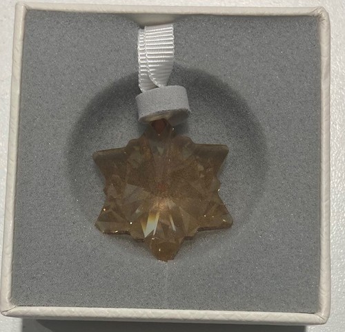 SWAROVSKI CRYSTAL GOLD SMALL ORNAMENT 5692663.NEW IN BOX | eBay