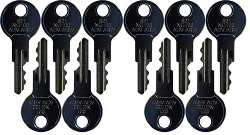 Fits #21 (NG100) Broderson/Bart Mill/Terex Replacement Key *10 Pack* | eBay