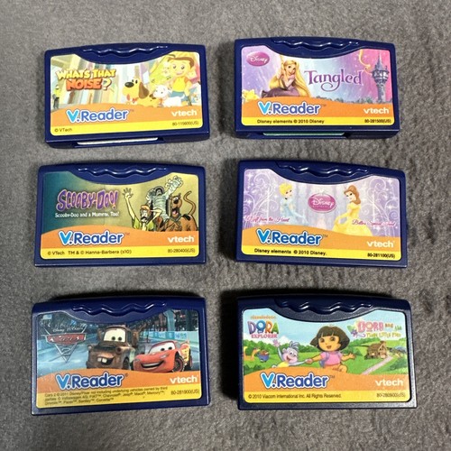 VTech V.Reader video game cartridges, lot of 6 | eBay