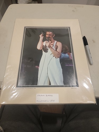 FRANK ZAPPA BOB DYLAN TALKING HEADS BOB MARLEY PHOTOED CUSTOM FRAMED ...