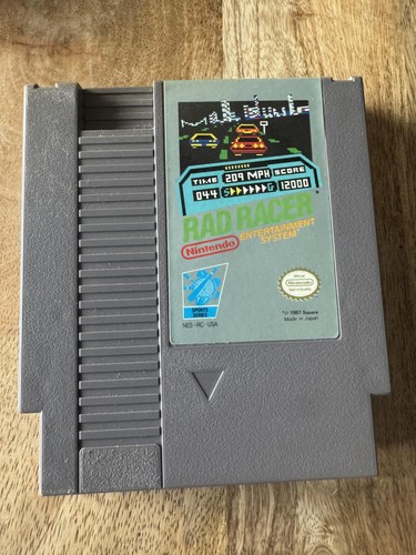 Nintendo NES Rad Racer Video Game Cartridge 1987 Japan Square Tested | eBay