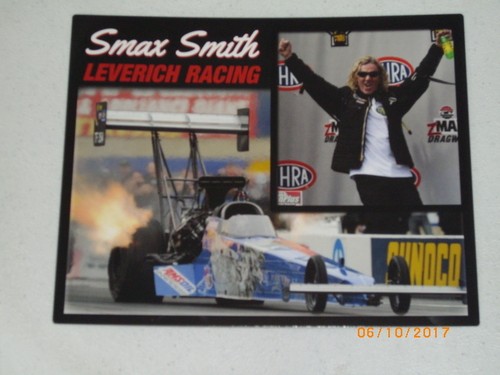 2017 SMAX SMITH "LEVERICH RACING" TOP FUEL NHRA POSTCARD | eBay