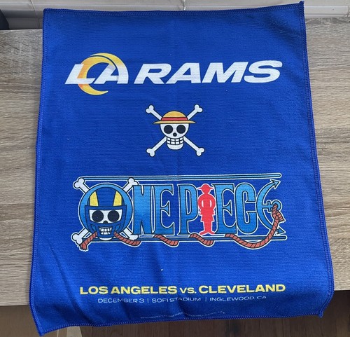 One Piece LA Rams Rally Towel Rams vs Cleveland Collectible | eBay