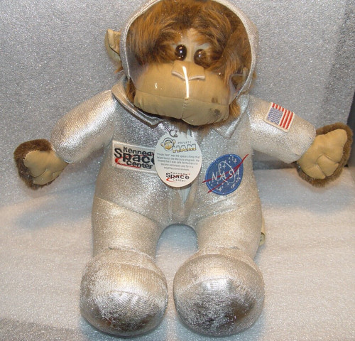 NASA Private Ham Chimp Monkey Kennedy Space Center 14" Plush Tag ...