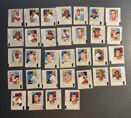 1969 Topps Baseball Decal Lot Of 32 Jenkins Will McLain | eBay