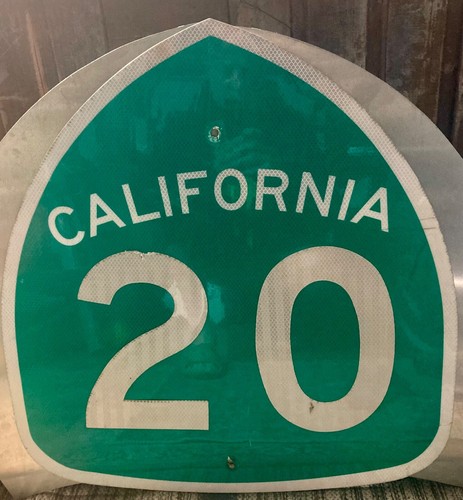 Highway 20 california road sign | eBay