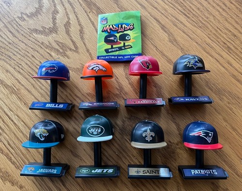 Lot of Teenymates NFL Mad Lids Assorted Caps With Stands 2” Series 1 | eBay