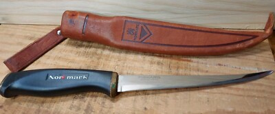 Normark Knife In Collectible Vintage Factory Manufactured Fixed Blade ...