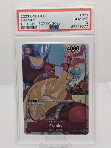 2023 One Piece Gift Collection Franky #021 PSA 10 | eBay