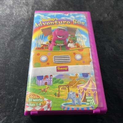 Barney - Barneys Adventure Bus (VHS, 1997, | Grelly USA