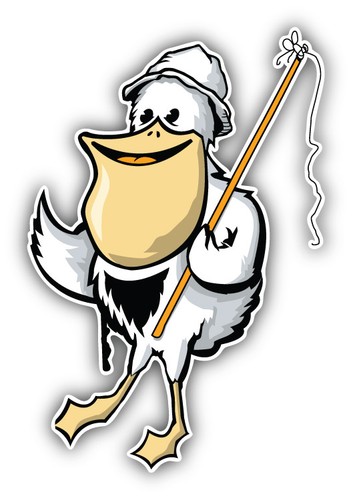Funny Pelican Car Bumper Sticker Decal - ''SIZES'' | eBay