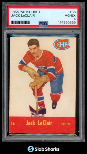 1955 PARKHURST #36 JACK LECLAIR PSA 4 | eBay